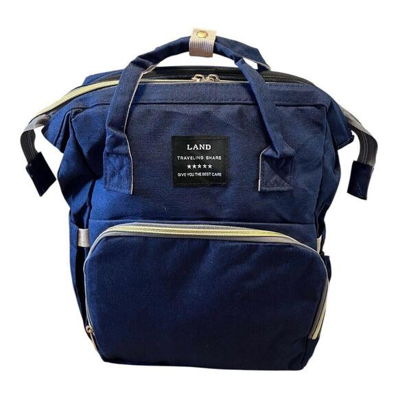Land | Other | Diaper Bag Backpack Land Navy Baby Diaper Bag Multi ...